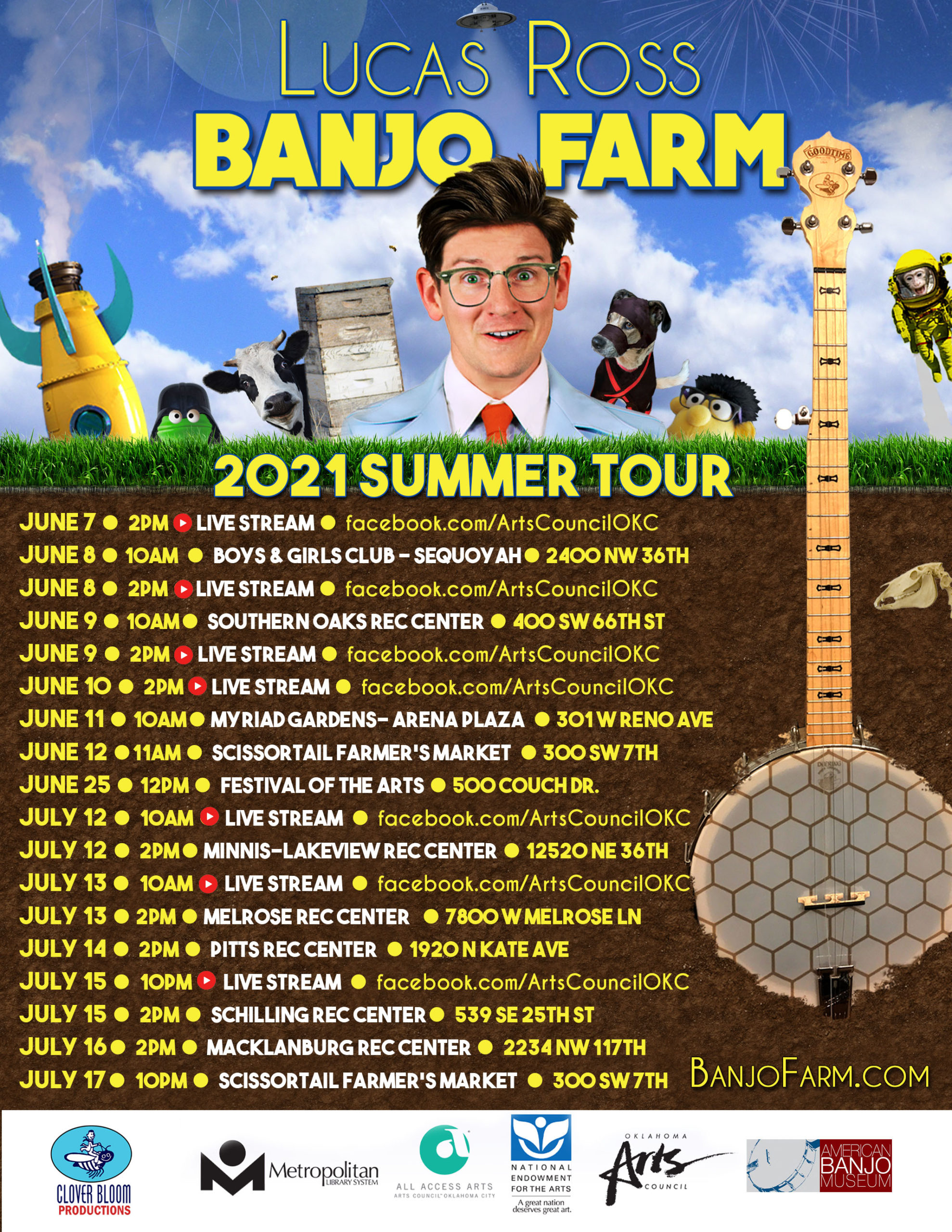 Banjo Farm: LIVE! – lucasross.tv